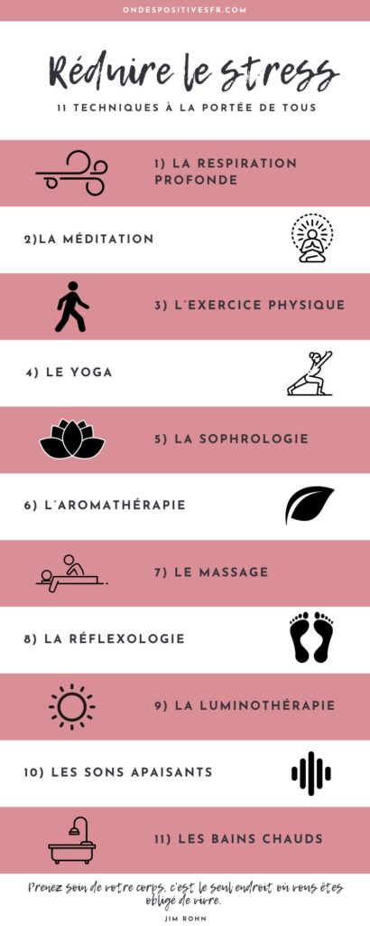 11 techniques à la portée de tous pour réduire le stress - Ondespositivesfr